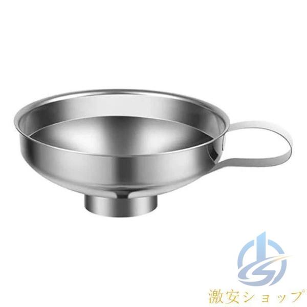 サイズ:（約）S：10.5x4.5x3.6cm　M：14.8x6.2x5.3cm 多機能：この高品質のステンレス鋼漏斗は、容器間で液体と固体を移動させることができます。 その口は、砂糖、小麦粉、米などの穀物が流れるのに十分な大きさです。 要...