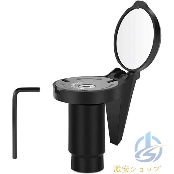 折りたたみ式バイクの直径16-22mmに適しています。  乗車中、粉塵や水などの異物がハンドルバーに入るのを効果的に防ぎます。  マルチアングルフリー調整可能、、バックミラーはハンドルバーに取り付けられ、360度自由に調整できます。  高解...