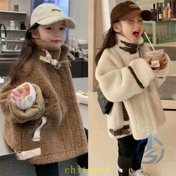 ボアコート キッズ 子ども 子供 女の子 ファーコート ふわふわ 冬コーデ アウター 防寒 暖かい もこもこ ボアジャケット 秋 冬 立ち襟 アウター コート 防寒 フリースジャケット 体型カバー ボアコート キッズ 子ども 子供 女の子 ...