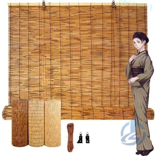 天然材料を採用し、手編みで、技術が優れ、環境に優しく、通気性があり、ファッションが優雅である。日光の70%を遮ることができ、室内と屋外で使用することができます。 日除け、日焼け止め、換気ができ、美しく快適な生活をもたらします。竹特有のつるっ...