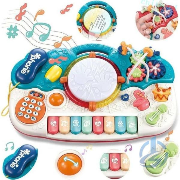 音楽おもちゃ 子供 多機能 ピアノ?鍵盤楽器の玩具 赤ちゃん 幼児 子ども 知育玩具 電子 ピアノ 鍵盤楽器の玩具 男の子 女の子 キーボード 楽器
