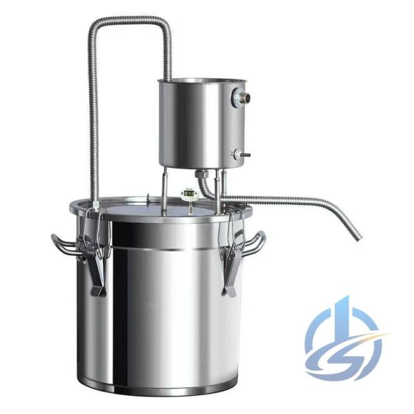 蒸留器 酒 蒸留水器 精油 芳香 ホーム蒸留器 家庭用 ワイン造りセット ステンレス鋼製 発酵タンク (20L)