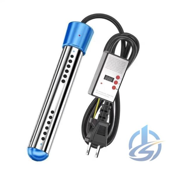 高速暖房 110V 1500Wの電力で5ガロンの水を数分で暖めることができます。ヒーターを挿入する前に、ヒーターが完全に水に浸っていることを確認してから、使いやすい電源を接続してください。安全で便利 湯沸しヒーターには自動シャットダウン機能...