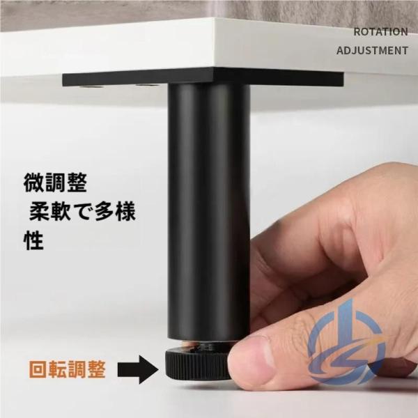 【 な使用】：様々なやスタイルの家具、ベッド、テーブル、朝食用バー、デスク、引き出しキャビネット、キャビネット、コーヒーテーブル、ドレッシングテーブルなどに適していますチューブ壁の厚さは1.0mm、3つの補強サポートでより強固にします、一つ...