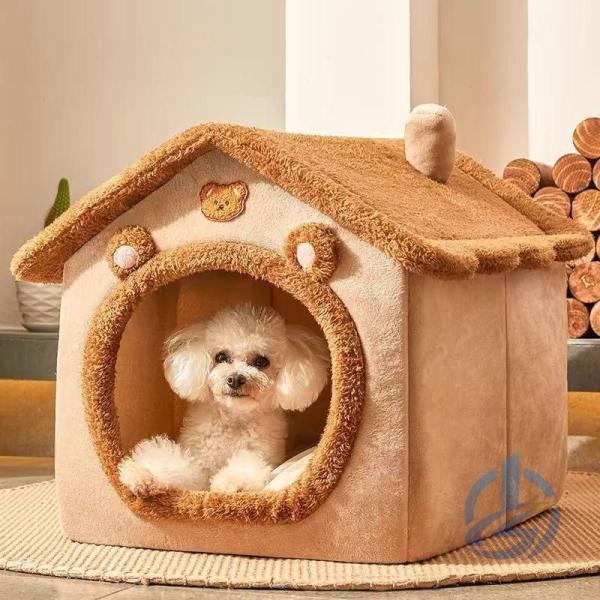 犬 猫 ペットハウス 犬ハウス ペットベッド 犬用 ハウス ペットハウス 春 秋 冬 分解して洗えます 小型犬 犬小屋 室内用 おしゃれ商品情報素材 本体表面：ポリエステル底面：ポリプロピレン芯材：ウレタンフォーム詰めもの：ポリエステルわた...