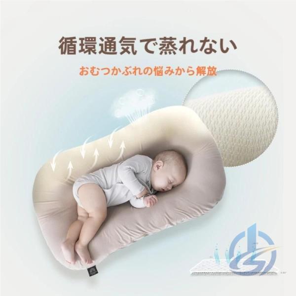 【丸洗い可能なベッドインベッド】弾力のあるクッションでぐるりと赤ちゃんを包み込むベッドインベッド。赤ちゃんとの添い寝やお世話がスムーズになる便利グッズです！【ベッドインベッドとは】新生児期の赤ちゃんの簡易的なベッドのこと。マットレスや布団の...