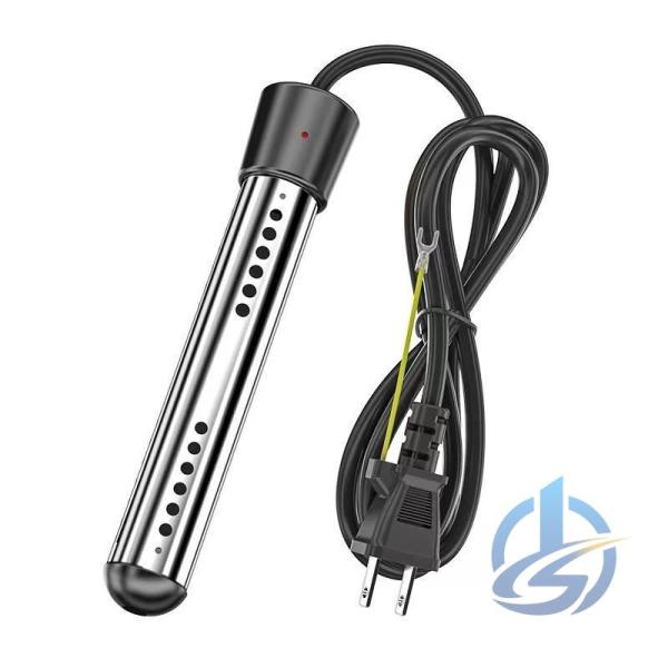プールヒーター 電気給湯器 100V 1500W 70°自動電源オフ浸漬給湯器 電線1.5M お風呂 家庭 アウトドア 学校に適しています 投げ込み