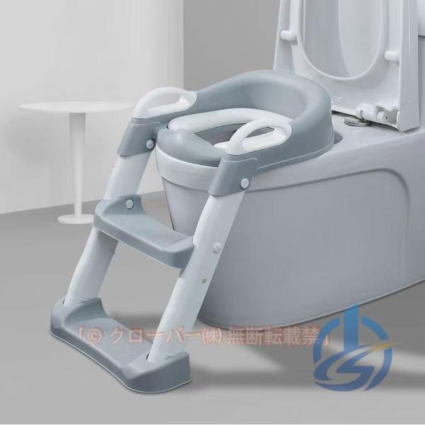 お子様のおトイレをママやパパが安心して見守れる♪ステップ付き補助便座お子様のトイレトレーニングに最適な使いやすい補助便座■便座とステップ一体型で、ひとりでも簡単に設置可能広げておくだけ！使い方さえ理解すれば、お子様でも簡単におトイレが出来る...