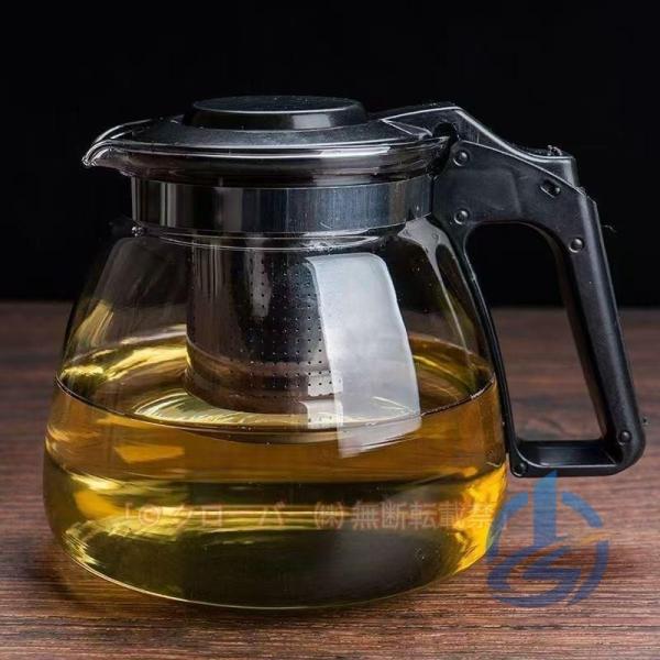 【耐熱ガラスティーポット】ボロシリケイトガラス（耐熱ガラス）耐熱温度：-20℃~150℃ の温度差が耐える。冷たい飲み物はもちろん、熱い飲み物もOK。【手つくり耐熱ガラス急須】ティーポットは熟練ガラス作家手作りならではのデザインと機能が自慢...