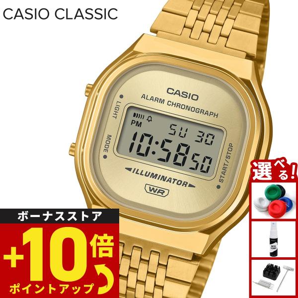 【カシオ クラシック CASIO CLASSIC 限定モデル デジタル 腕時計 A140WEG-9AJF ヴィンテージの雰囲気を、いまのスタイルで楽しめるA140。レトロモダンなケースシェイプにデジタル液晶をすっきりと組み合わせたモデルです...