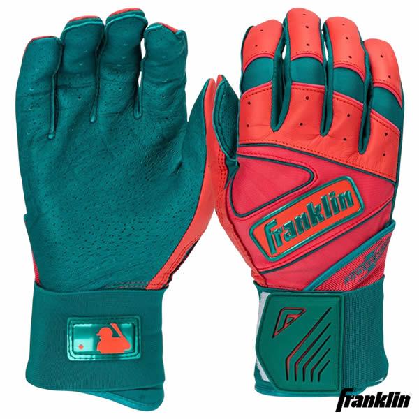 MLBやNPBのプロ選手も愛用するフランクリンのバッティング手袋。Powerstrap Infinite Series バッティンググローブは、MLBプロ選手との共同開発によって作られており、Pittard's Pro Trainer Ca...