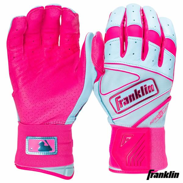 MLBやNPBのプロ選手も愛用するフランクリンのバッティング手袋。Powerstrap Infinite Series バッティンググローブは、MLBプロ選手との共同開発によって作られており、Pittard's Pro Trainer Ca...
