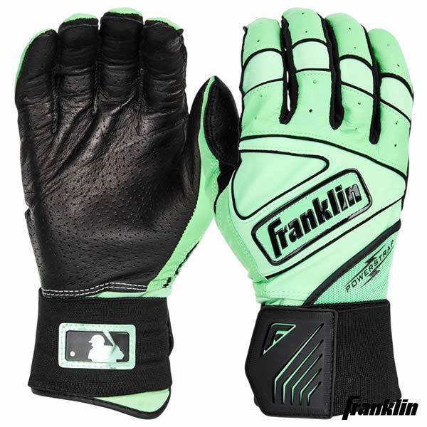 MLBやNPBのプロ選手も愛用するフランクリンのバッティング手袋。Powerstrap Infinite Series バッティンググローブは、MLBプロ選手との共同開発によって作られており、Pittard's Pro Trainer Ca...