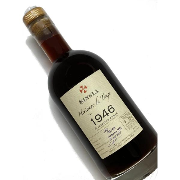 Domaine Singla Heritage du Temps Rivesaltes Ambre甘口白ワイン　500ml[ＡＯＣ］リヴザルト[ラベル］良好[液　面］ハイフィル[和　暦］昭和21年[品　種］マカベオ 100％20歳以上の方の...