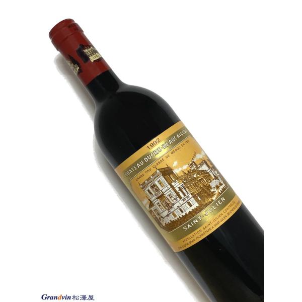 Chateau Ducru Beaucaillou赤ワイン　750ml[ＡＯＣ］サンジュリアン　第２級[ラベル］経年の汚れ、小さな傷あり[評　価］87点An excellent 1992 that reveals impressive co...