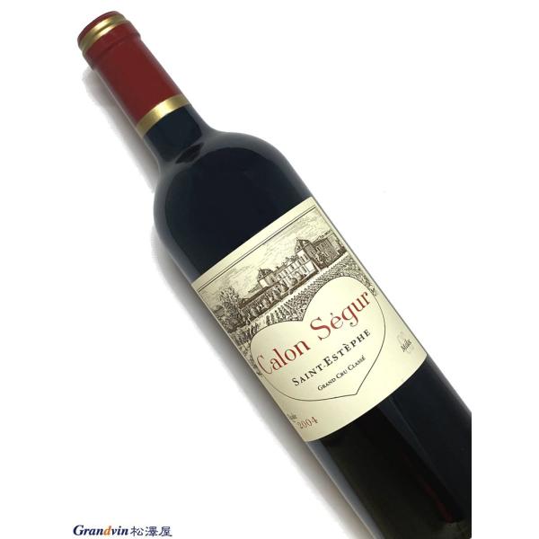 Chateau Calon Segur赤ワイン　750ml[ＡＯＣ］サンテステフ　第３級[評　価］89点This classically-styled claret did not merit an outstanding rating b...
