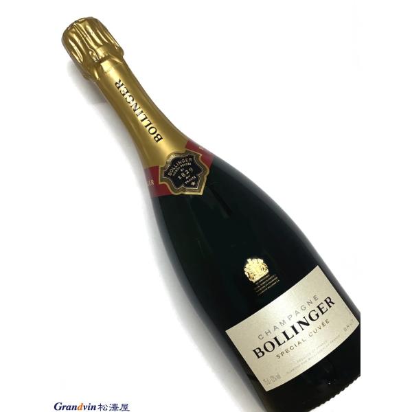 Bollinger Champagne Brut Special Cuveeシャンパン　750ml[ＡＯＣ］シャンパーニュ[葡萄品種］ピノ・ノワール 60％、シャルドネ 25％、ピノ・ムニエ 15％[評　価］92点（Lot違いのため参考）L...