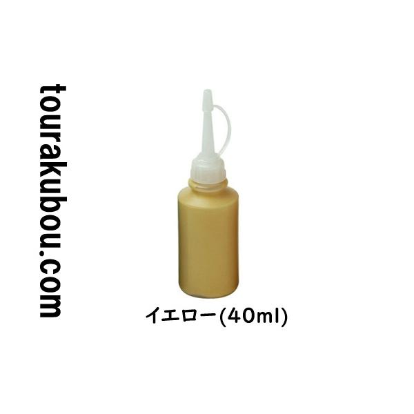 カラフルで立体的な線画が描け、イッチン技法が簡単にできる泥状絵の具です。スポイト先端の細さと描画の押し出し具合で線の太さを調整します。※スポイトの出口が絵の具が固まって詰まるので使用前には針金などで穴をあけてください。内容量・・・40ml焼...