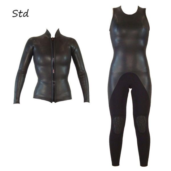 ◆ロングボーダーの方やオールドタイマーのサーファーにお勧めのCLASSICタイプ◆CLASSIC STDモデルのお得な3mmロングジョン 2mm長袖ジャケットセットです。（通常価格より20%OFF）◆表面にはサーフィンに適したソフトラバー「...