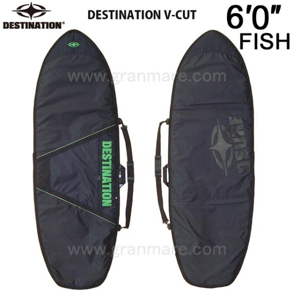 DESTINATION DAYBAG 6'0　【特徴】・198cm x 65cm・5mmフォームパッドを使用したデイリーユース用のハードケースです。・リーシュやワックス等、小物を収納可能なポケット付き・持ち運びの容易なショルダーストラップ付...