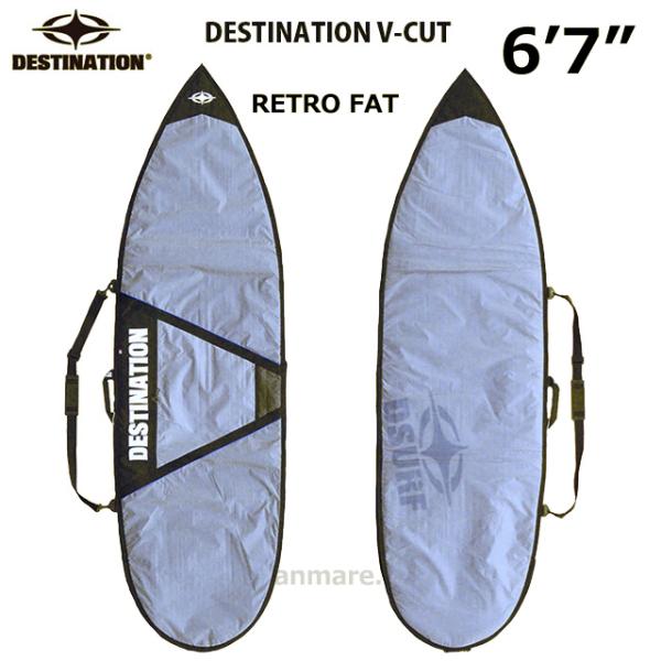 DESTINATION DAYBAG 6'7【特徴】・215cm x 65cm・5mmフォームパッドを使用したデイリーユース用のハードケースです。・リーシュやワックス等、小物を収納可能なポケット付き・持ち運びの容易なショルダーストラップ付き...