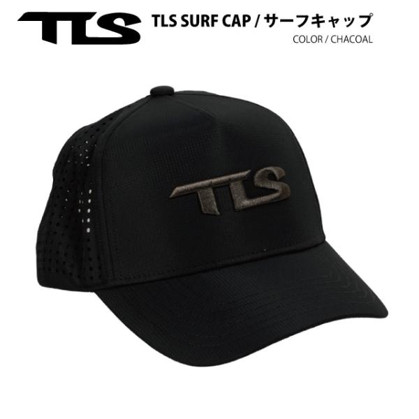【 TLS SURF CAP(ツールス サーフキャップ)】■ 仕様・UPF50 生地・おでこに当たるバンド部分に吸水速乾メッシュ素材・水陸両用・落下防止のリーシュ付き・フリーサイズ・簡単サイズ調整可能なスナップボタン仕様・サビに強い金具を採用