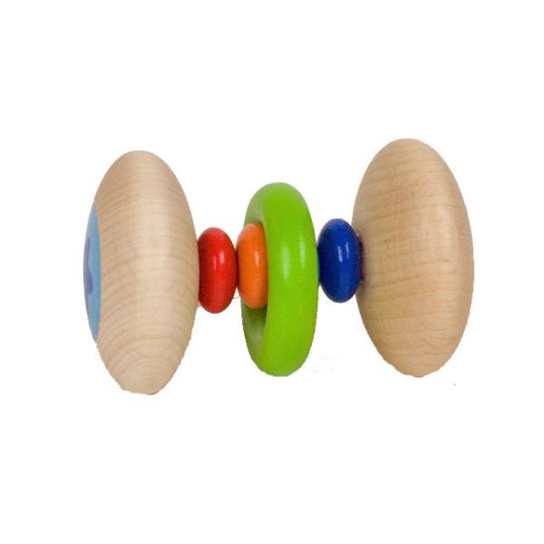 ころころ！にぎにぎ！なめなめ！転がして、にぎってふりふり楽しい木のおしゃぶりです。木が持つ風合いを大切に、とてもなめらかに作られているのであかちゃんのお肌やお口に安心。ひとつひとつ違う木目が魅力です。指先トレーニングにもなる、カラフルでかわ...