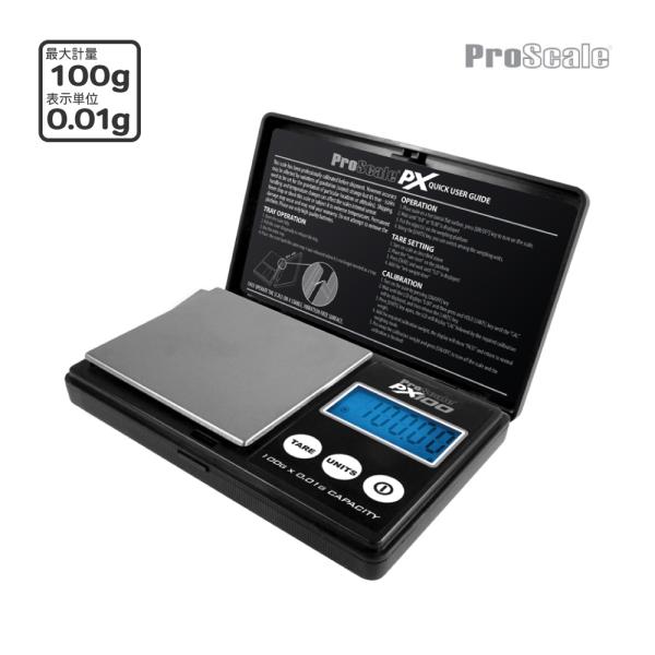 安定の人気を誇るProScaleのデジタルスケール。0.01g〜100g計量可能。フタの部分は本体の保護のほか計量トレイとしてもお使いいただけます。風袋引き、6種類の計量単位設定、自動シャットダウンなど便利な機能を備えたシンプルで使いやすい...