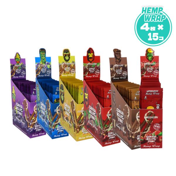 芳醇なフレーバー付き、ニコチンフリーのヘンプラップ。スローバーニングでフレーバーを味わいながらゆったりとした喫煙体験を。トウモロコシの皮や茎片から作られたコーンハスクフィルターが付属し、ナチュラルなテイストを保ちます。乾燥を防ぐジップ付きの...