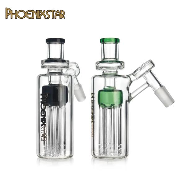 PHOENIX STAR(フェニックススター)のボング用アッシュキャッチャー。手持ちのボングをさらにパワーアップさせたい方におすすめなカスタムパーツです。火皿ジョイントにこのパーツを通すことで、煙のろ過・冷却の効果がさらに高まるだけでなく、...