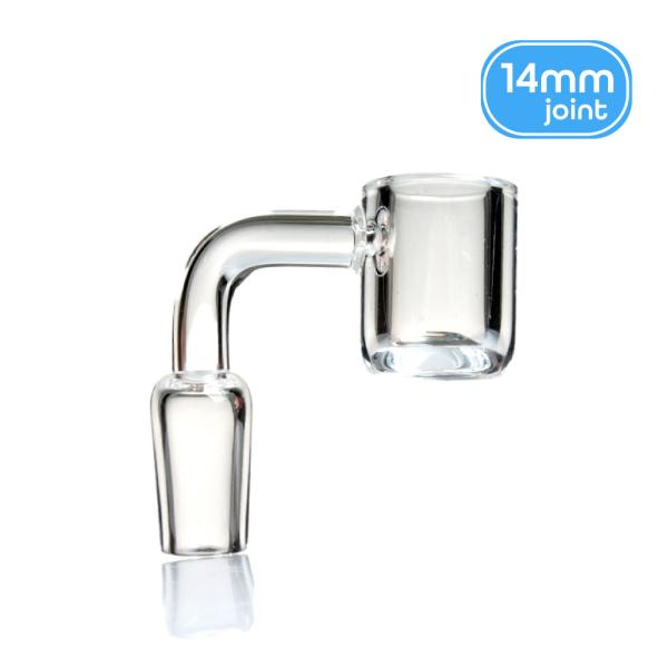 ガスバーナーやトーチなどの強力な加熱に強いクオーツ製バンガー。ワックスを均一に加熱し、テルペンなどの風味をより美味しく味わえます。オス14mmジョイントのため標準サイズのボングと互換性があります。ベーシックなフラットトップタイプ。【使い方】...