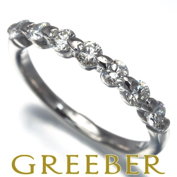 ブルーリバー リング ダイヤ ダイヤモンド 0.50ct 7P 9号 Pt900 指輪 BLJ/GENJ 大幅値下げ品