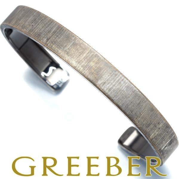 ブチェラッティ ブレスレット マクリ バングル K18WG/ブラックコーティング 保証書BLJ 大幅値下げ品