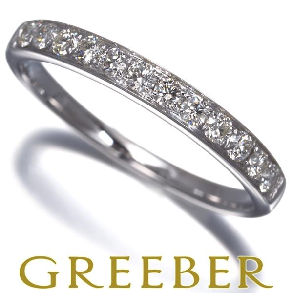 ダイヤ ダイヤモンド 0.30ct ハーフエタニティ リング K18WG 指輪 GENJ