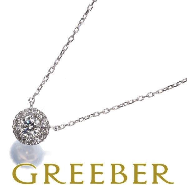 ヴァンドーム ネックレス ダイヤ ダイヤモンド 0.11ct グレース K18WG BLJ/GENJ