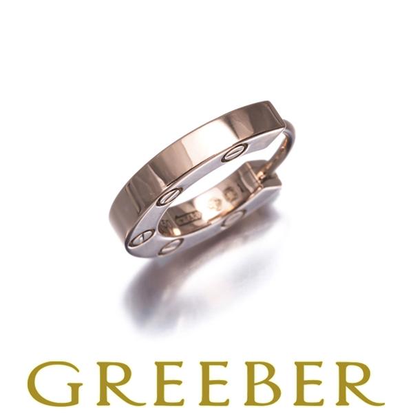 カルティエ ラブ ピアス シングル フープ 片耳 K18PG BLJ