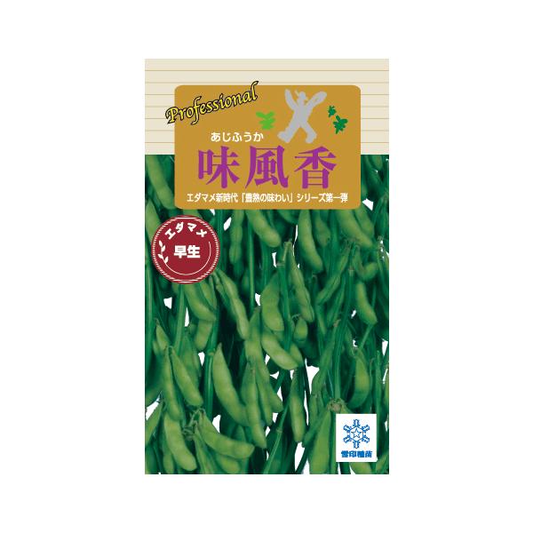 野菜種　枝豆　味風香播種後80日前後で収穫できる早生種！種・苗・農業資材品揃え豊富！農家さん御用達のお店　グリーンロフトネモト