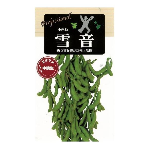 野菜種　枝豆　雪音白毛、濃緑の大莢でボリュームがあります。種・苗・農業資材品揃え豊富！農家さん御用達のお店　グリーンロフトネモト