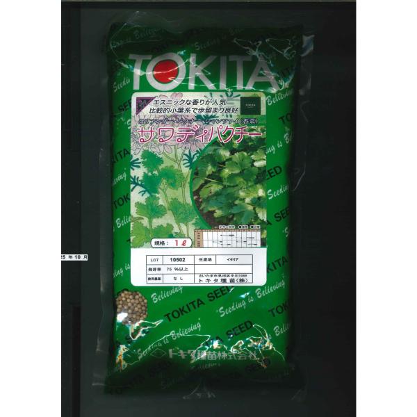 ハーブの種　コリアンダー　サワディ強烈な匂いと風味をもつ南欧原産のセリ科の一年草。種・苗・農業資材品揃え豊富！農家さん御用達のお店　グリーンロフトネモト