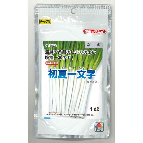 野菜種　ねぎ　初夏一文字種・苗・農業資材品揃え豊富！農家さん御用達のお店　グリーンロフトネモト