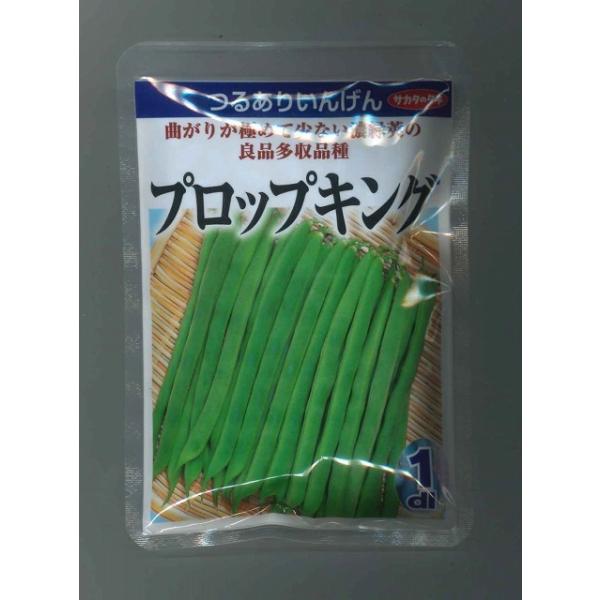野菜種　いんげん　プロップキング肉厚で軟らかく風味があって食味に優れています。