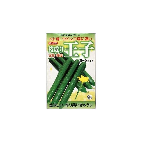 野菜種　きゅうり　枝成り王子　　種・苗・農業資材品揃え豊富！農家さん御用達のお店　グリーンロフトネモト