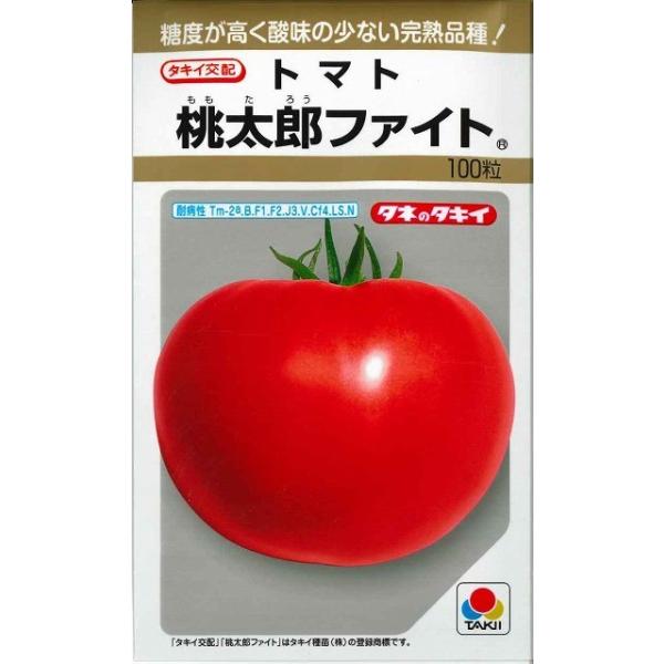 野菜種　大玉トマト　桃太郎ファイト 草勢は中強、スタミナ持続型種・苗・農業資材品揃え豊富！農家さん御用達のお店　グリーンロフトネモト