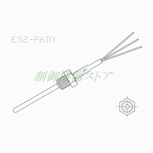 [商品コード]：38C-01[メーカー]：オムロン[商 品 名]：温度センサ[形　　状]：ねじ付リード線直出し形[本体形式]：E52-P6DY 2M[素　　子]：Pt100Ω白金測温抵抗体[導線方式]：3導線式[階　　級]：クラスB(B級)...