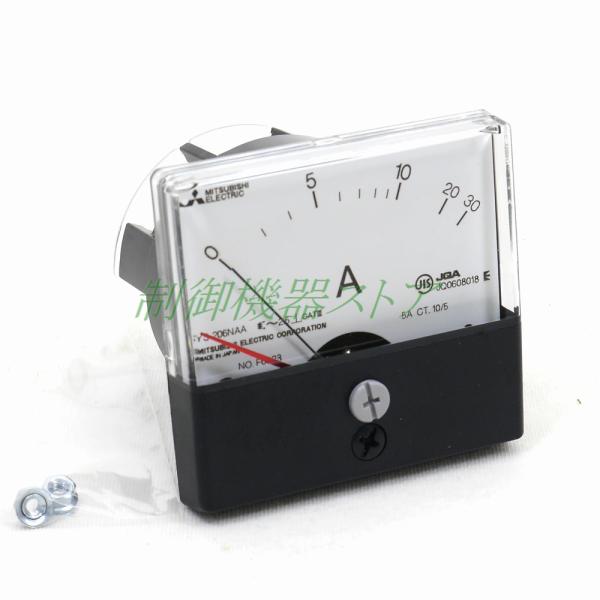 ☆商品在庫数：[2] 【 商品紹介 】[商品コード]：ME140[適　　用]：未使用品[形　　式]：YS-206NAA[定格目盛]：10A[倍超目盛]：0〜10〜30A[特殊仕様]：3倍長目盛[接続方法]：CT併用接続[メーカー]：三菱電機...