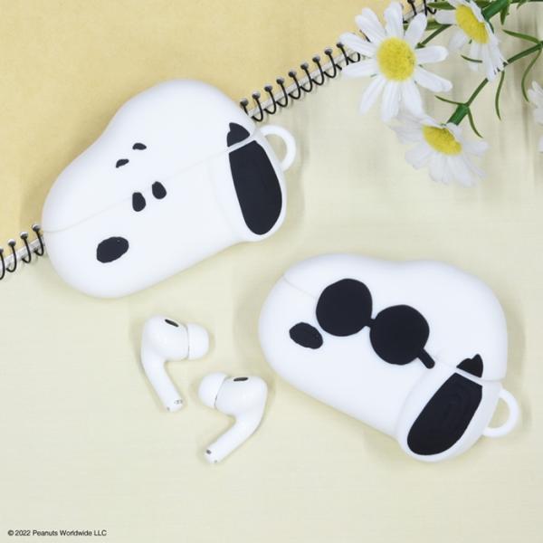 スマホアクセサリ AirPods フラッフィーケース シリコンケース アクセサリー スヌーピー アイフォン スマホ シンプル かっこいい キャラクター スマホケース SNOOPYPEANUTS ピーナッツ  おしゃれ ブランド  メール便 ...