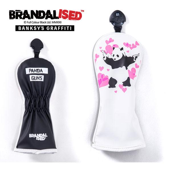 《素材》PU《サイズ》125cm3Banksy Banksy ゴルフ ゴルフ用品 ラウンド用品 カバー ユーティリティ ウッド UT 番手タグ アート アーティスト 落書き ステンシル グラフィティ パンダ 爆買