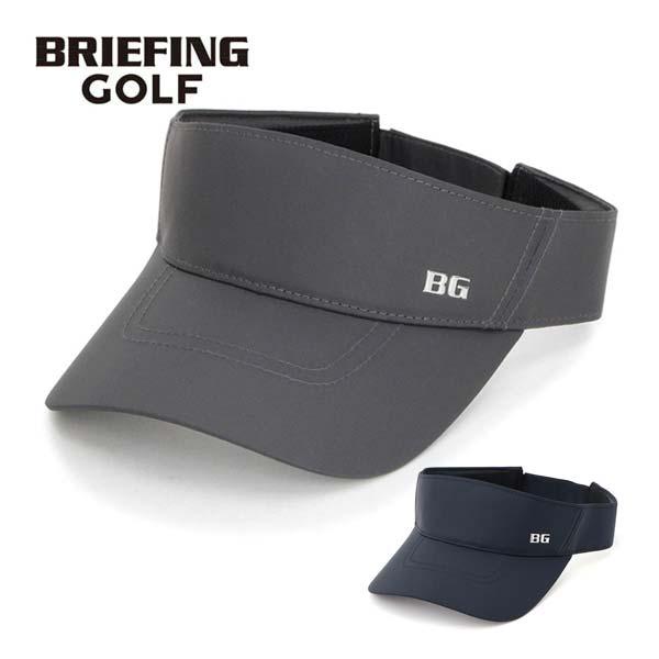 BRIEFING Golf おすすめ オススメ ゴルフ用品 ラウンド用品 帽子 ヘッドウェア アクセサリー 男性 サンバイザー リモンタ メタルロゴ ミニマル 上質 ラグジュアリー 高級感 シンプル ベーシック 高級素材 ベルクロ ベルト ...