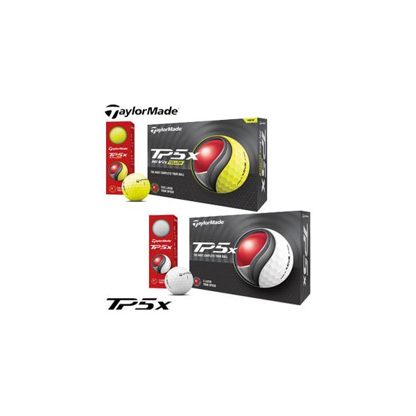 TaylorMade TP5X GOLF BALL テーラーメイド ティーピーファイブ エックス ゴルフボール ホワイト イエロー 爆買