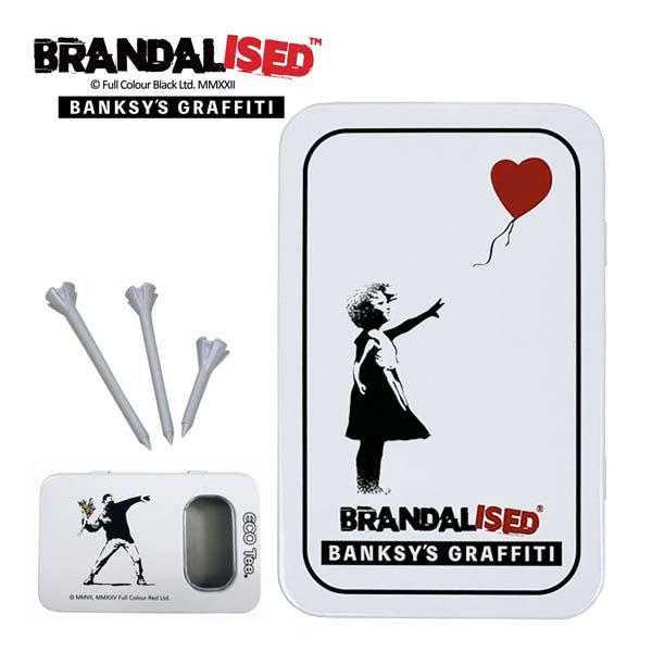 Banksy Banksy ゴルフ おすすめ オススメ ゴルフ用品 ラウンド用品 小物 アクセサリー ゴルフグッズ コンペ用品 景品 プレゼント ECO Tee TEE エコティー ECOティー 缶付き 小物入れ ショートティー ミドルティ...